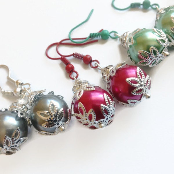 Ornament Earrings - Etsy