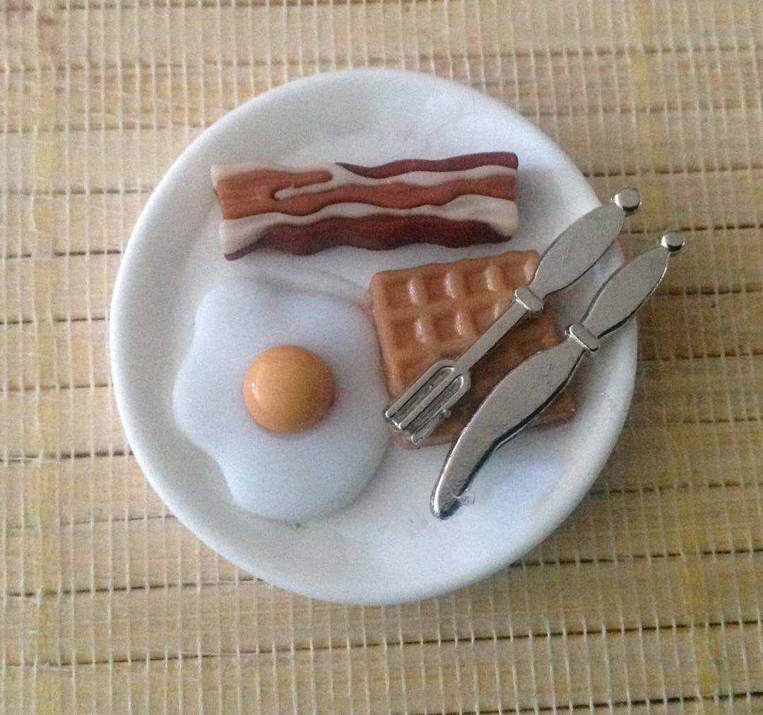 1 Fried Egg Magnet, Breakfast Foods Magnet, Refrigerator Magnets ...