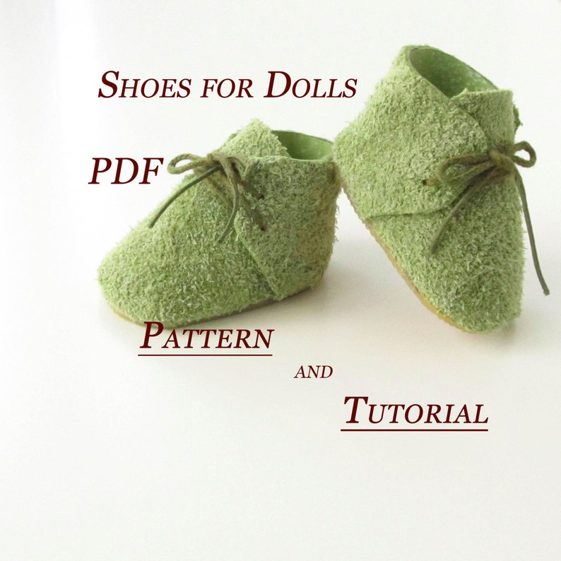 Doll Shoe Pattern Sewing Pattern Shoes For Dolls Pattern Etsy