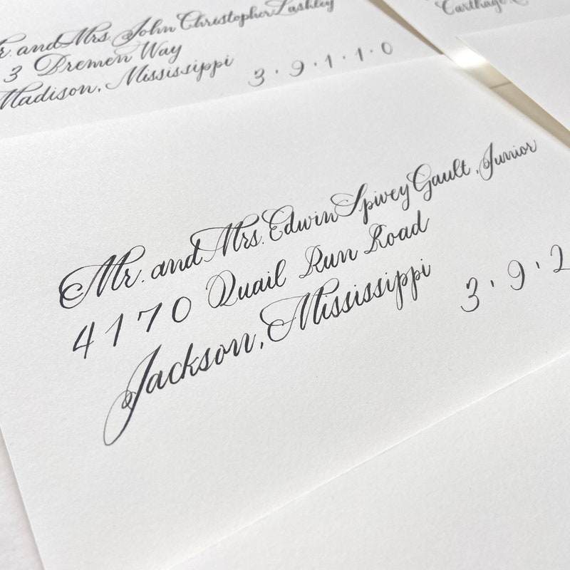 Wedding Calligraphy - Etsy