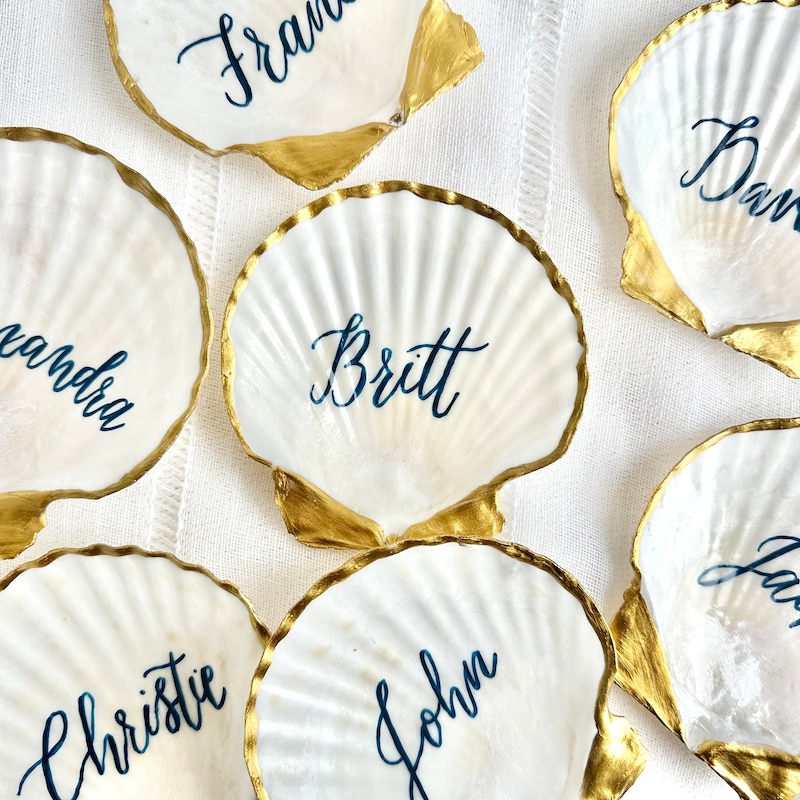 Shell Place Cards - Etsy