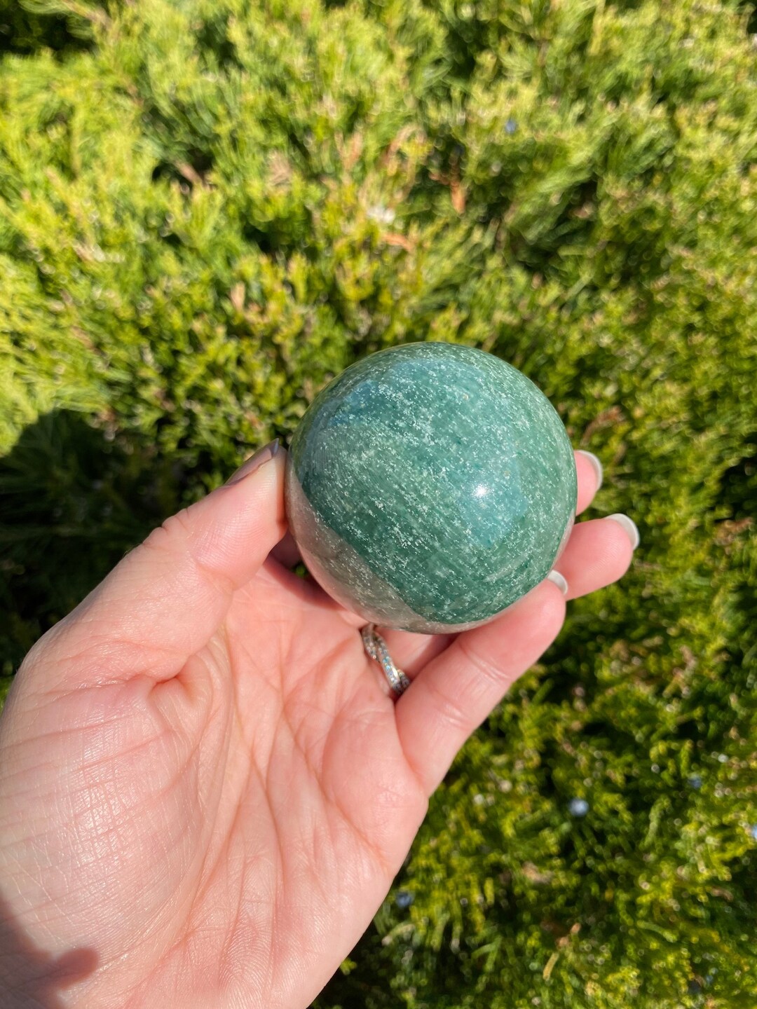Stunning Green Strawberry Quartz Sphere - Etsy