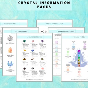 Digital Crystal Journal | Crystal Log | Digital Crystal Workbook ...