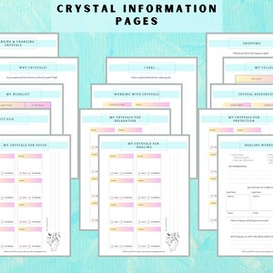 Digital Crystal Journal | Crystal Log | Digital Crystal Workbook ...