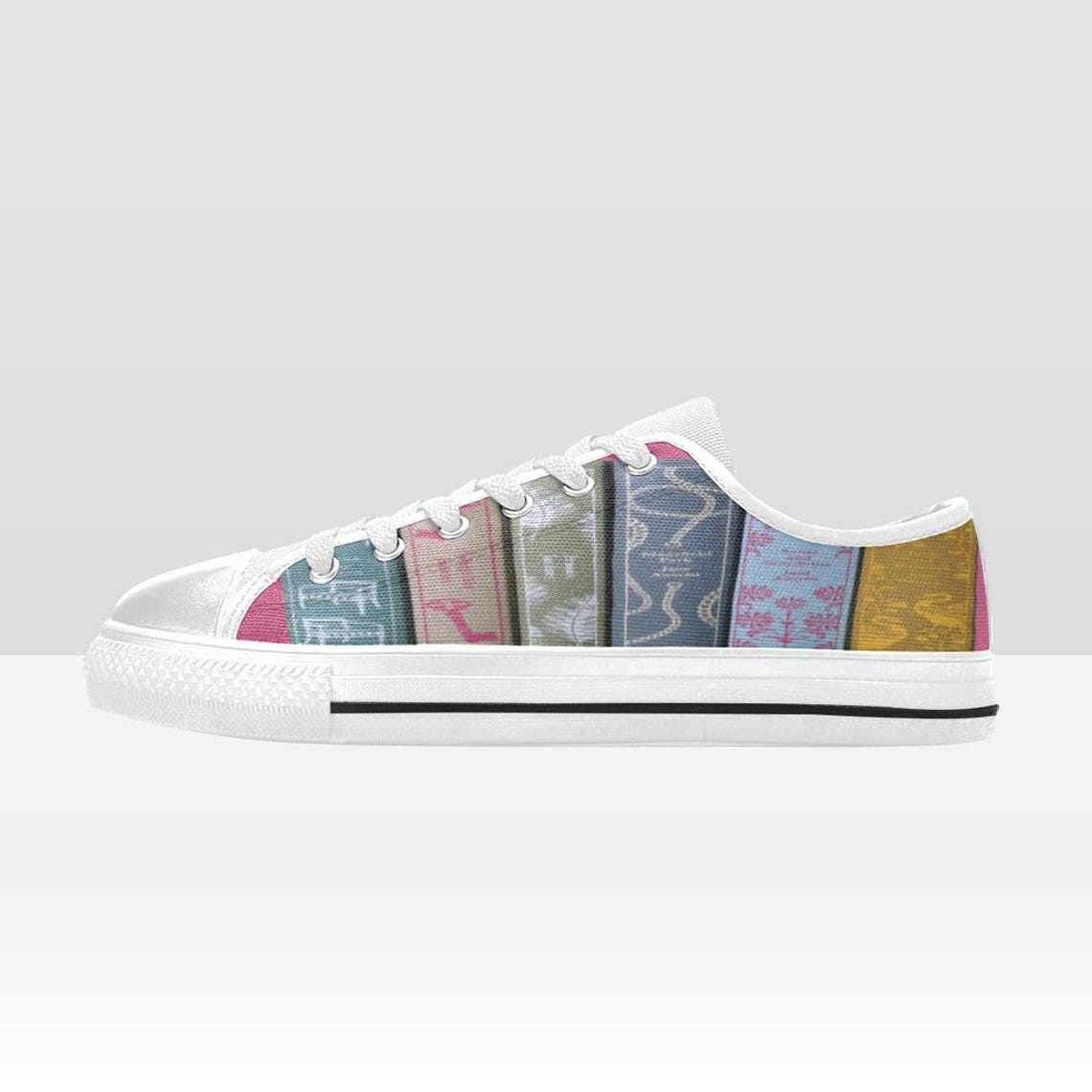 Jane Austen Books Sneakers, Jane Austen ,shoes, Sneakers,pattern, Fun ...