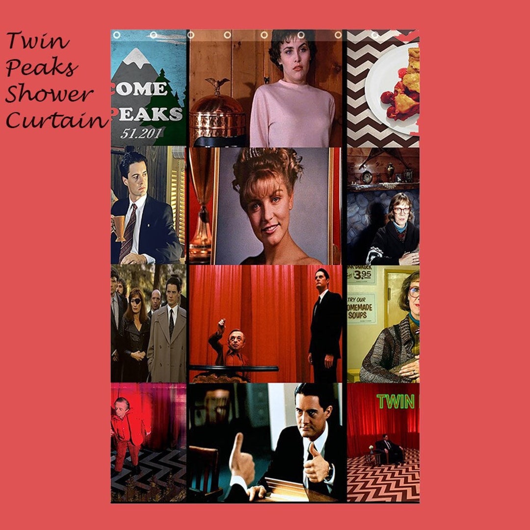 Twin Peaks Shower Curtain,twin Peaks , Shower, Bath, Curtain. 90s ...