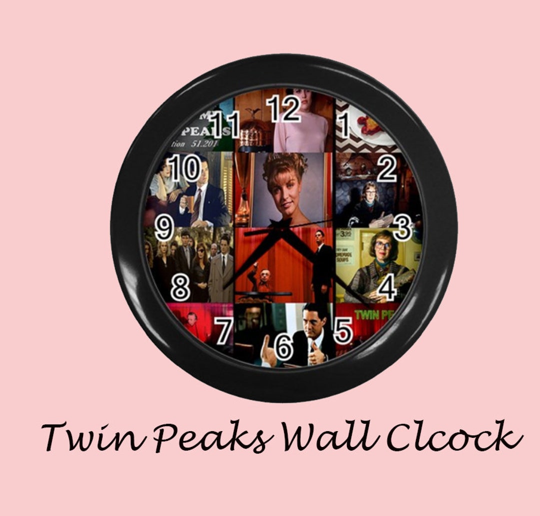 Twin Peaks Wall Clock 90's, Retro, Wrist Watch, Sports, Sports Watch ...