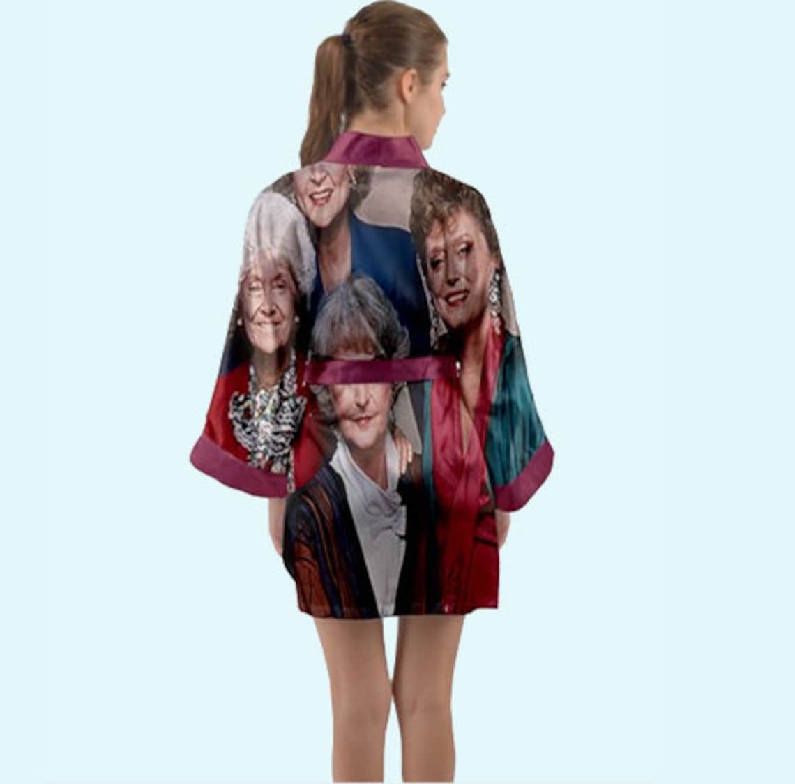 Golden Girls Robe 80s Robe Kimono Films Golden Girls 80s - Etsy