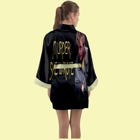 Murder She Wrote Robe 80s Robe Kimono Films Murder She - Etsy