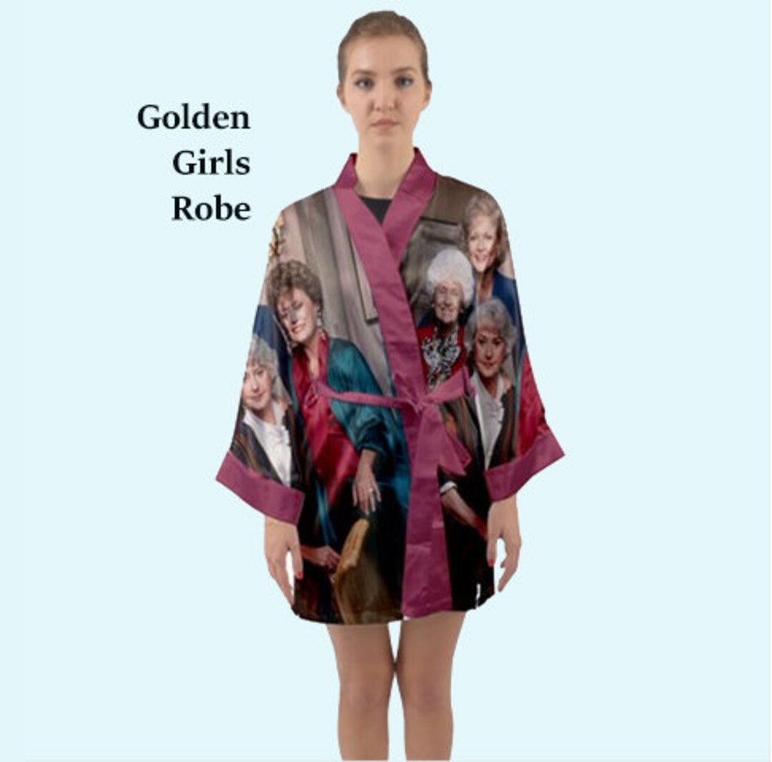 Golden Girls Robe 80s Robe Kimono Films Golden Girls 80s - Etsy