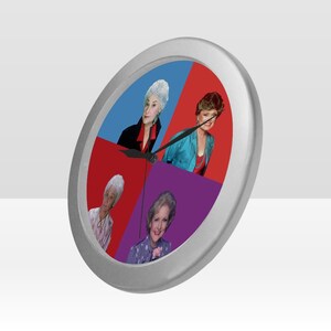 Golden Girls Wall Clock 80's, Retro, Wrist Watch, Sports, Sports Watch ...