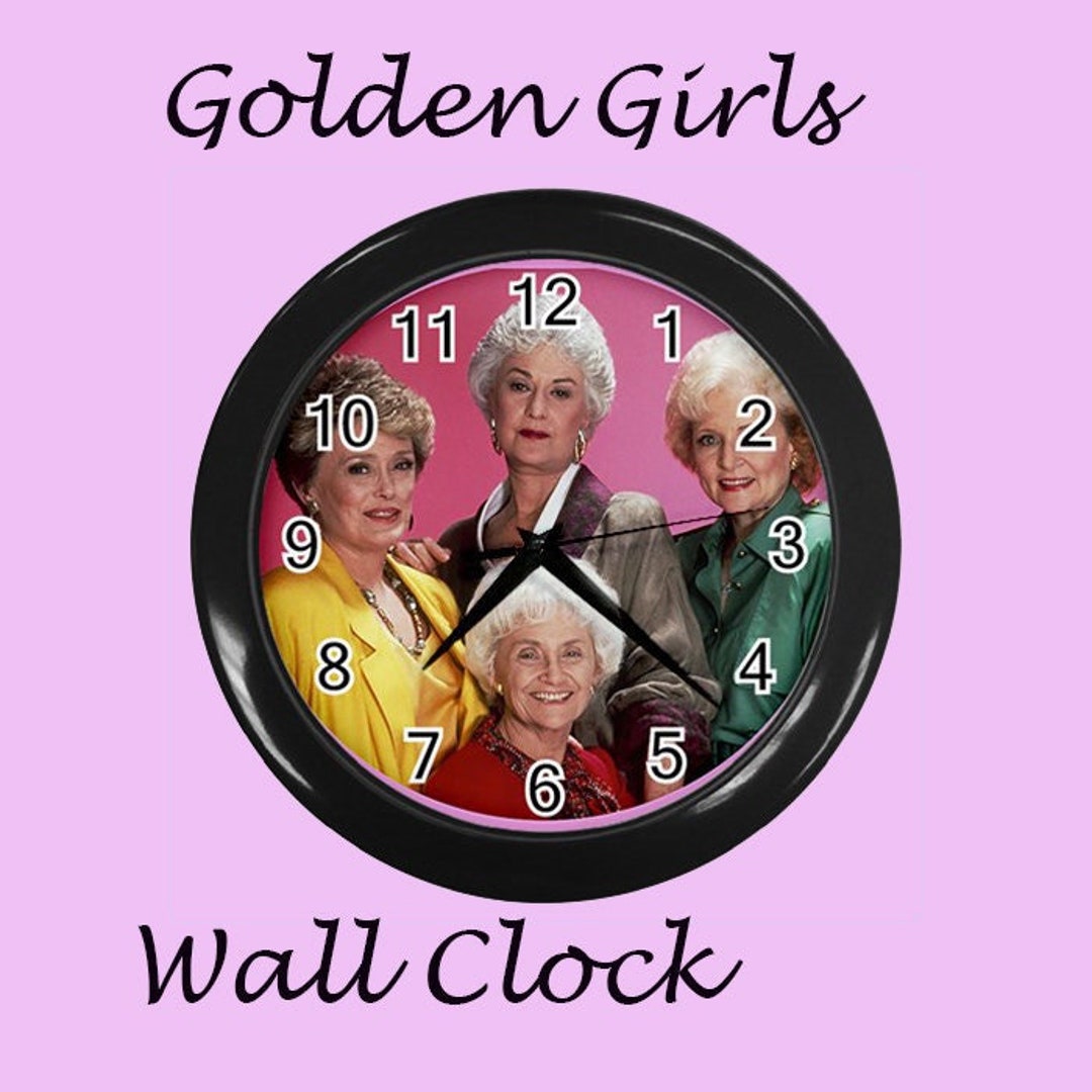 Golden Girls Wall Clock 80's Retro Wrist Watch Sports - Etsy