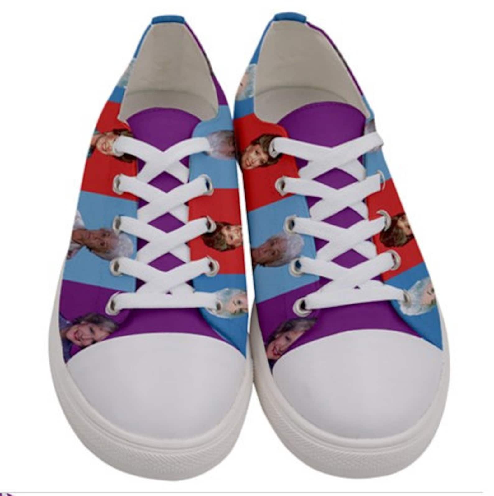 Golden Girls Sneakers Golden Girls Shoes Sneakerspattern Etsy