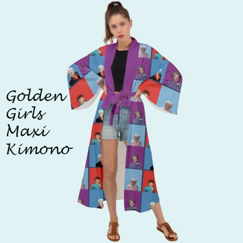 Golden Girls Robe 80s Robe Kimono Films Golden Girls 80s - Etsy