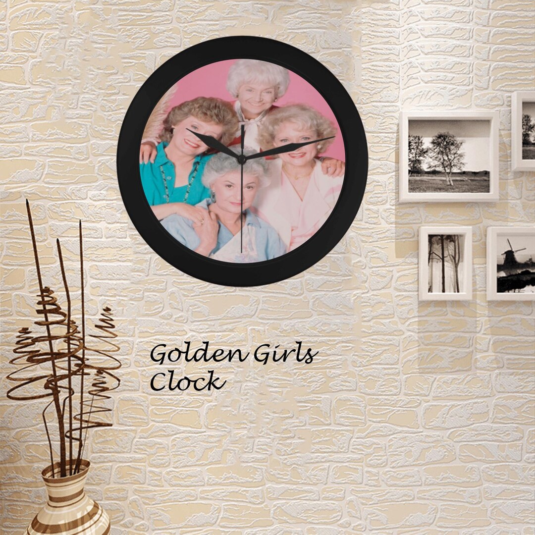 Golden Girls Wall Clock 80's, Retro, Wrist Watch, Sports, Sports Watch ...