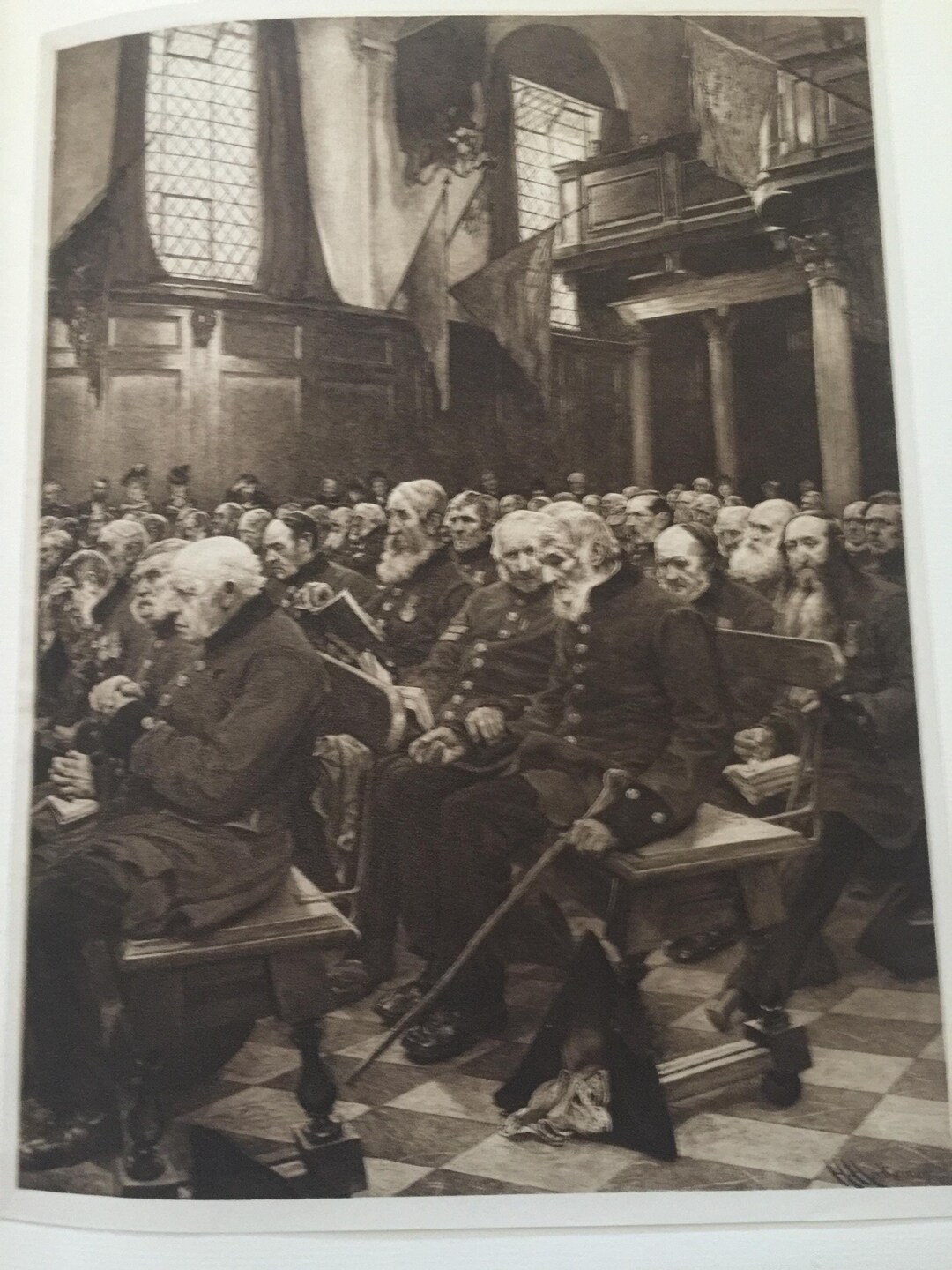 Antique Print the Last Muster by Hubert Von Herkomer Dated C1901 War ...