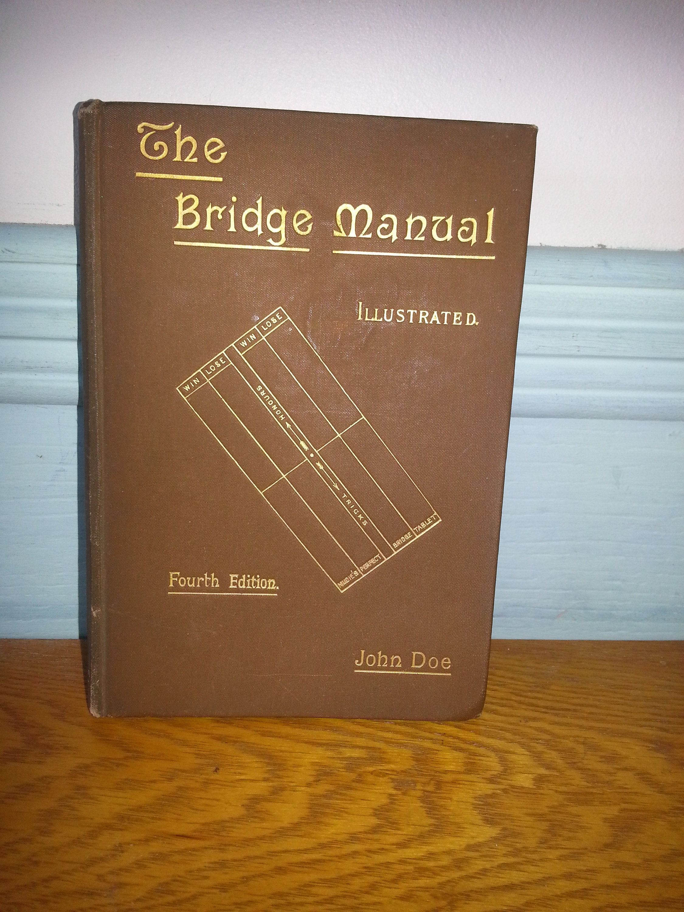 The Bridge Manual Dated 1902 Illustrated by John Doe Card - Etsy