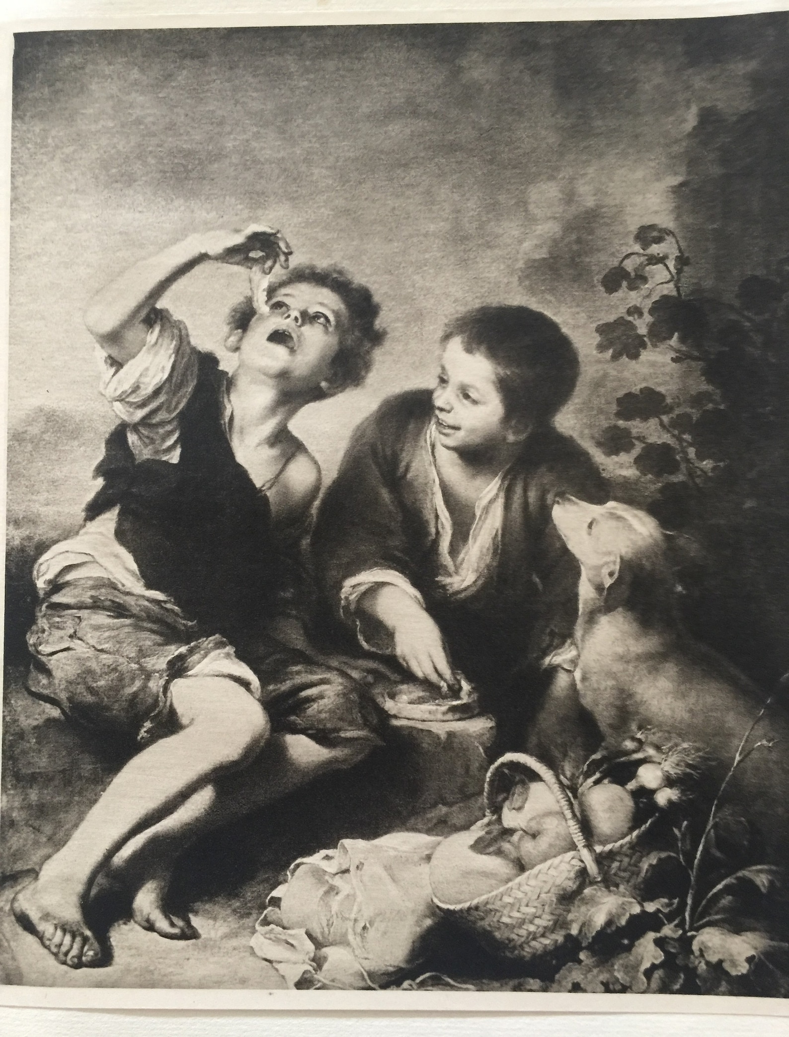 Antique Print Dated 1901 Beggar Boys by Murillo Famous - Etsy