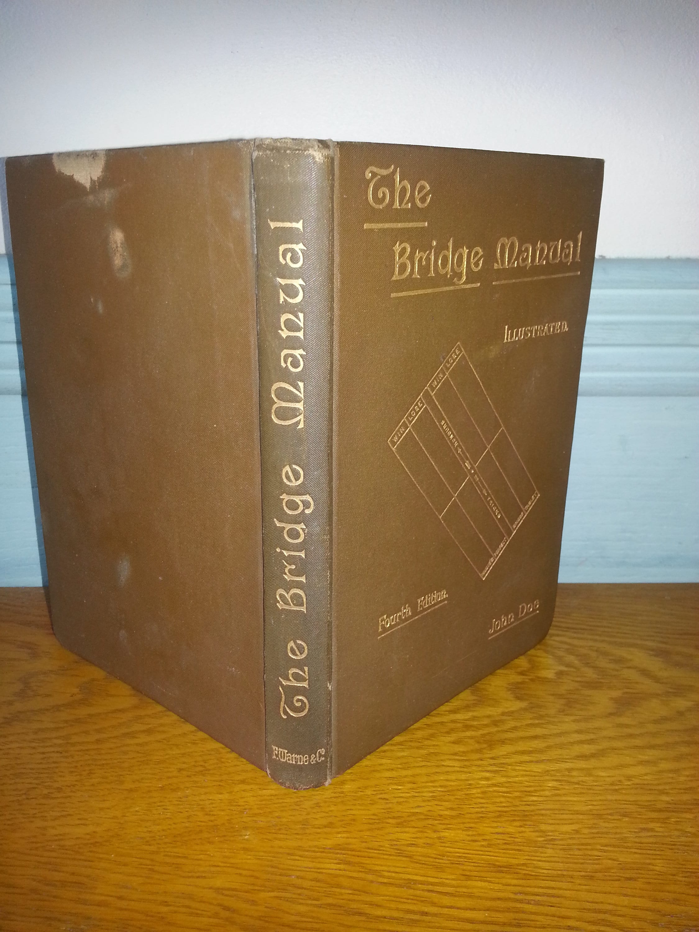 The Bridge Manual Dated 1902 Illustrated by John Doe Card - Etsy