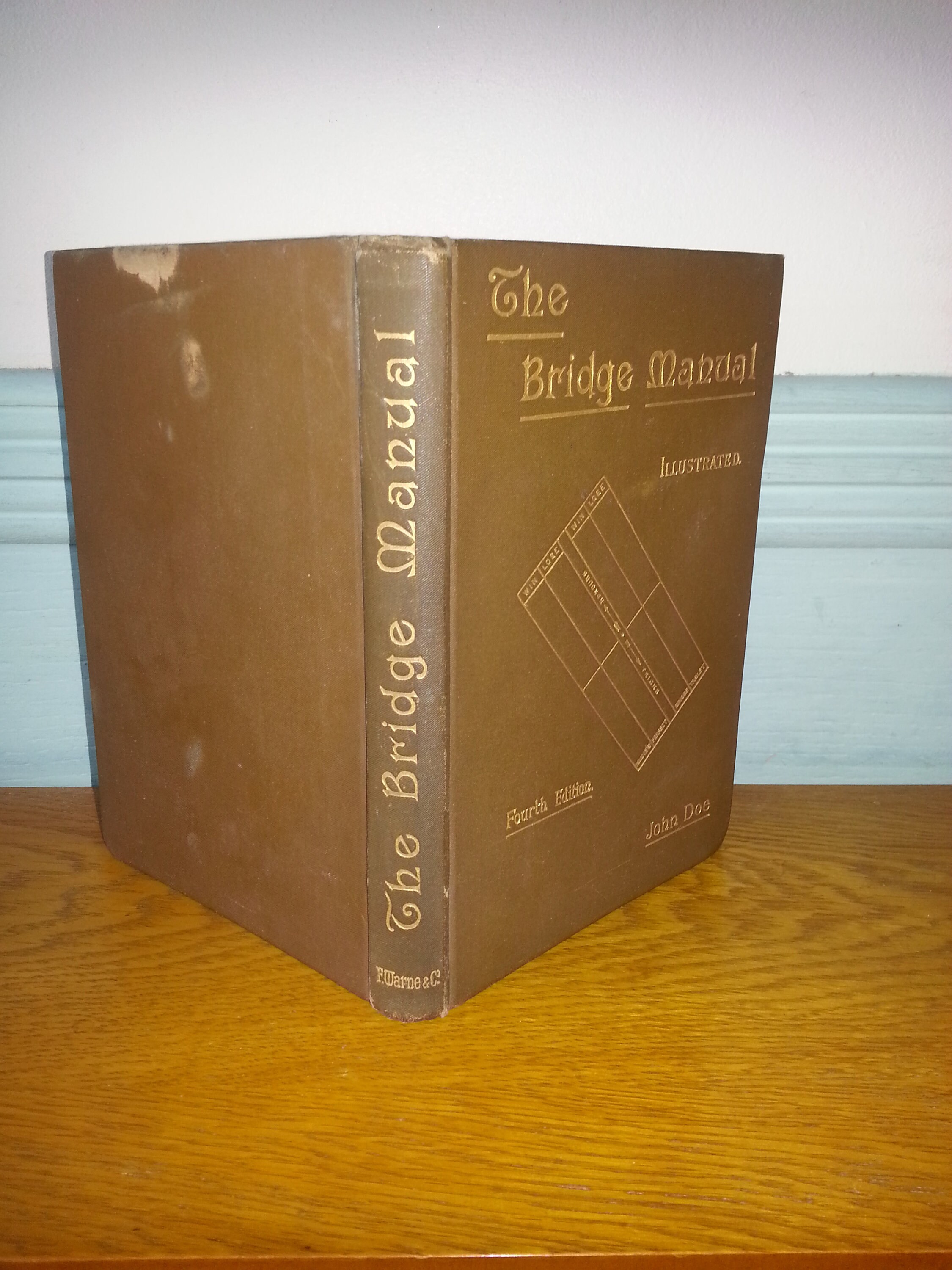 The Bridge Manual Dated 1902 Illustrated by John Doe Card - Etsy