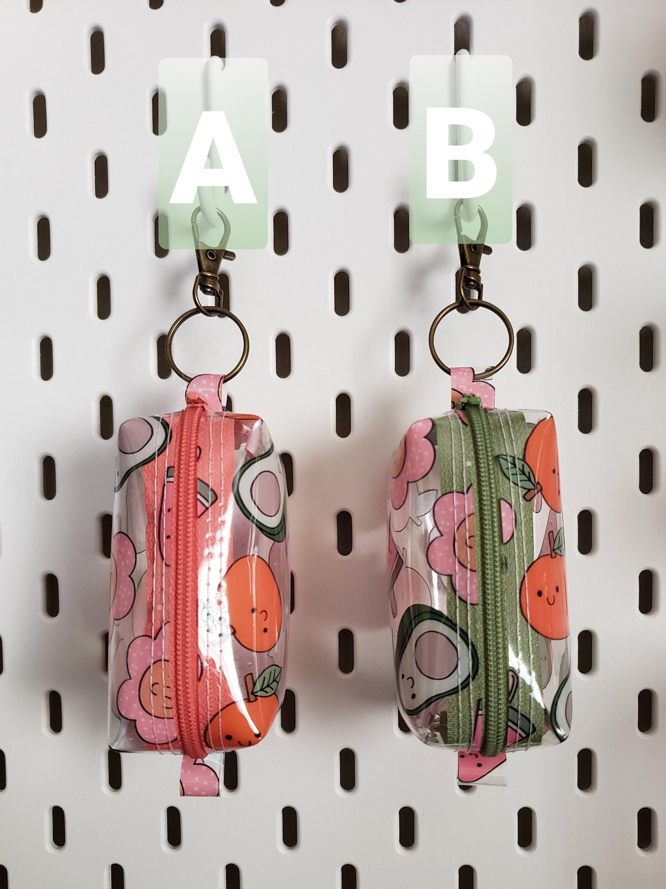 Cute Fruits Clear Vinyl Mini Boxy Bag | Clear Mini Bag | Clear Boxy ...