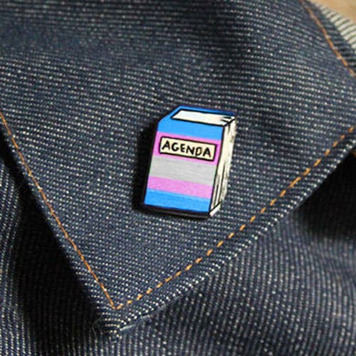 Trans Pride Pin LGBT Trans Agenda Pin Trans Pin - Etsy