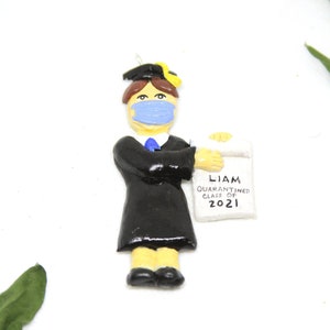 Quarantine Graduation Ornament Christmas Ornament Graduation Gift for ...