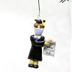 Quarantine Graduation Ornament Christmas Ornament Graduation Gift for ...