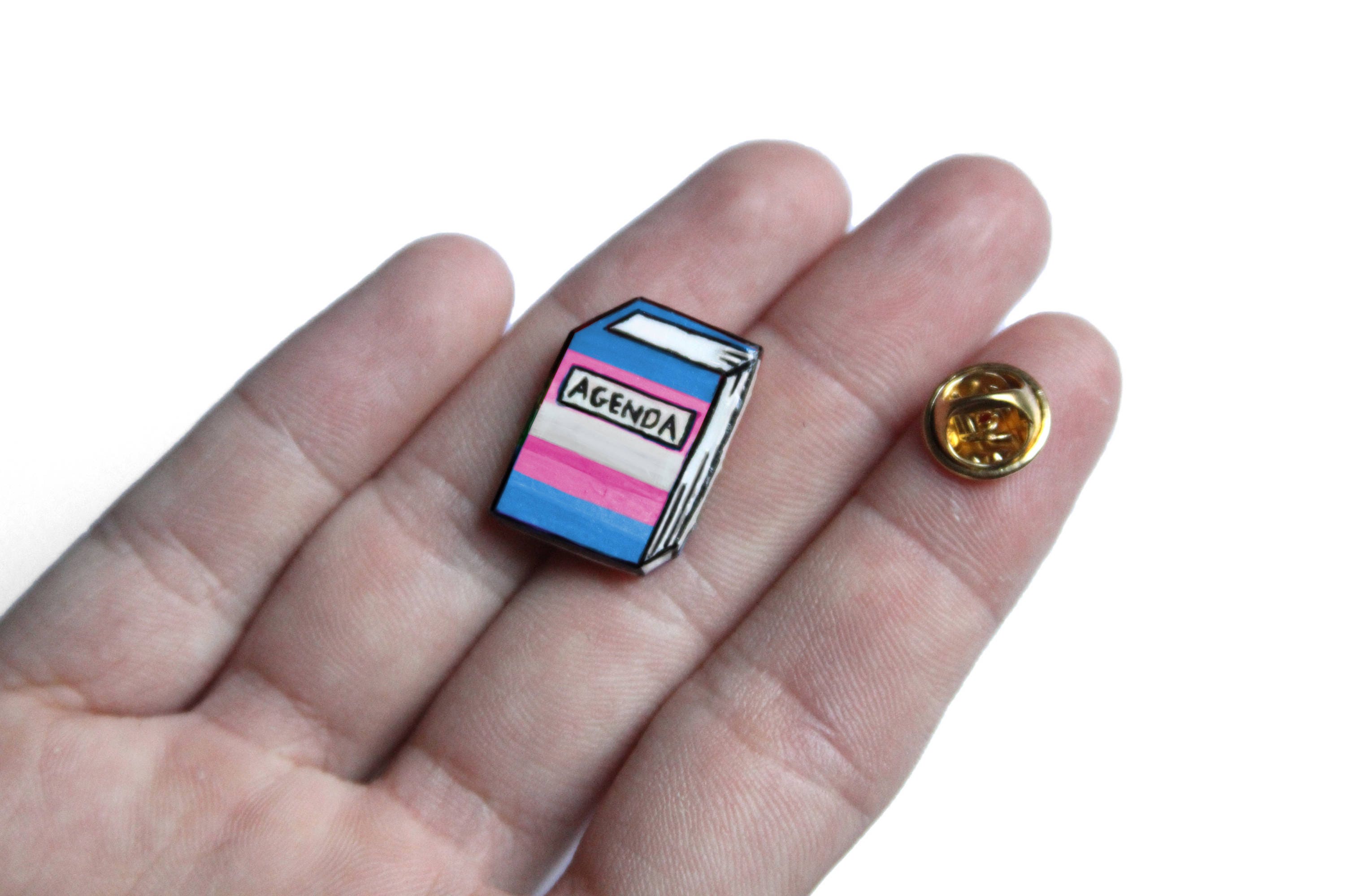 Trans Pride Pin LGBT Trans Agenda Pin Trans Pin | Etsy