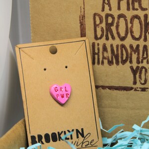 Enamel Pin Feminist Girl Power GRL PWR - Etsy