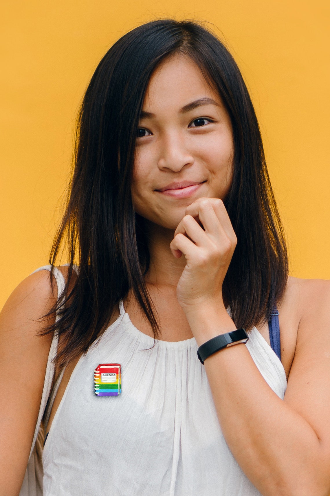 Lgbt Pin Gay Pin Enamel Pin Gay Pin The Gay Agenda Etsy