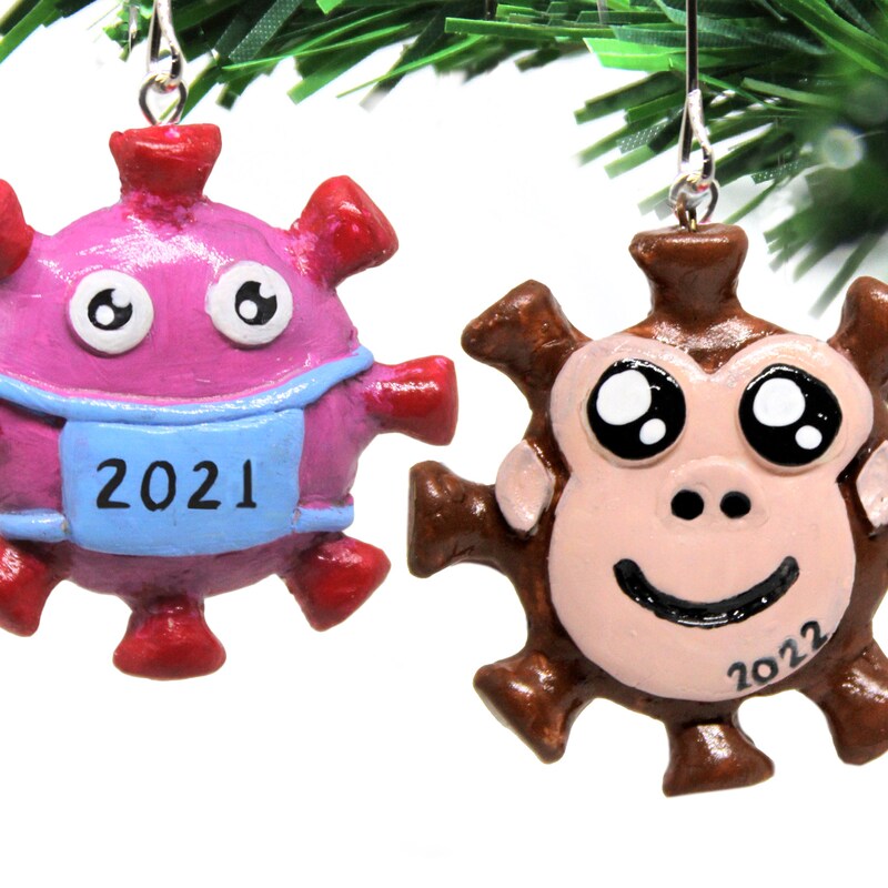 Virus Ornament - Etsy