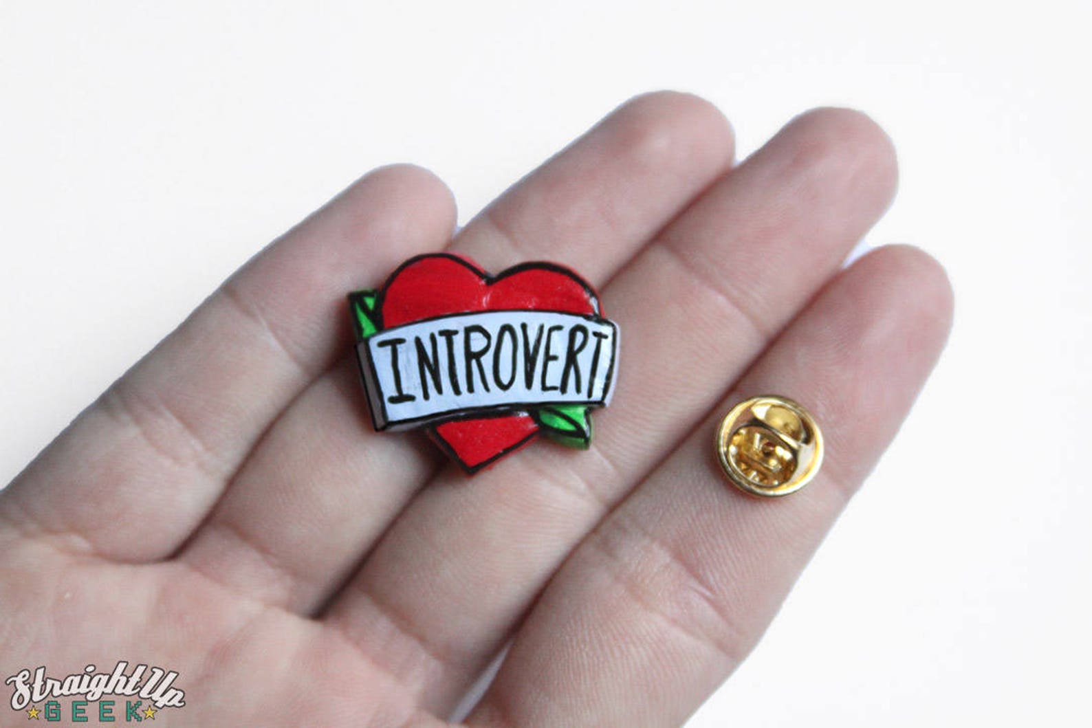 Introvert Enamel Pin Custom Pins Lapel Pin | Etsy
