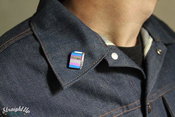 Trans Pride Pin LGBT Trans Agenda Pin Trans Pin | Etsy