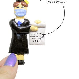 Quarantine Graduation Ornament Christmas Ornament Graduation Gift for ...