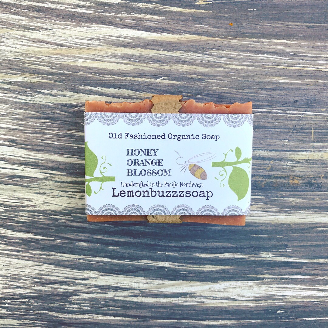 Honey Orange Blossom Soap+organic Soap+wellness+natural Soap+handmade ...