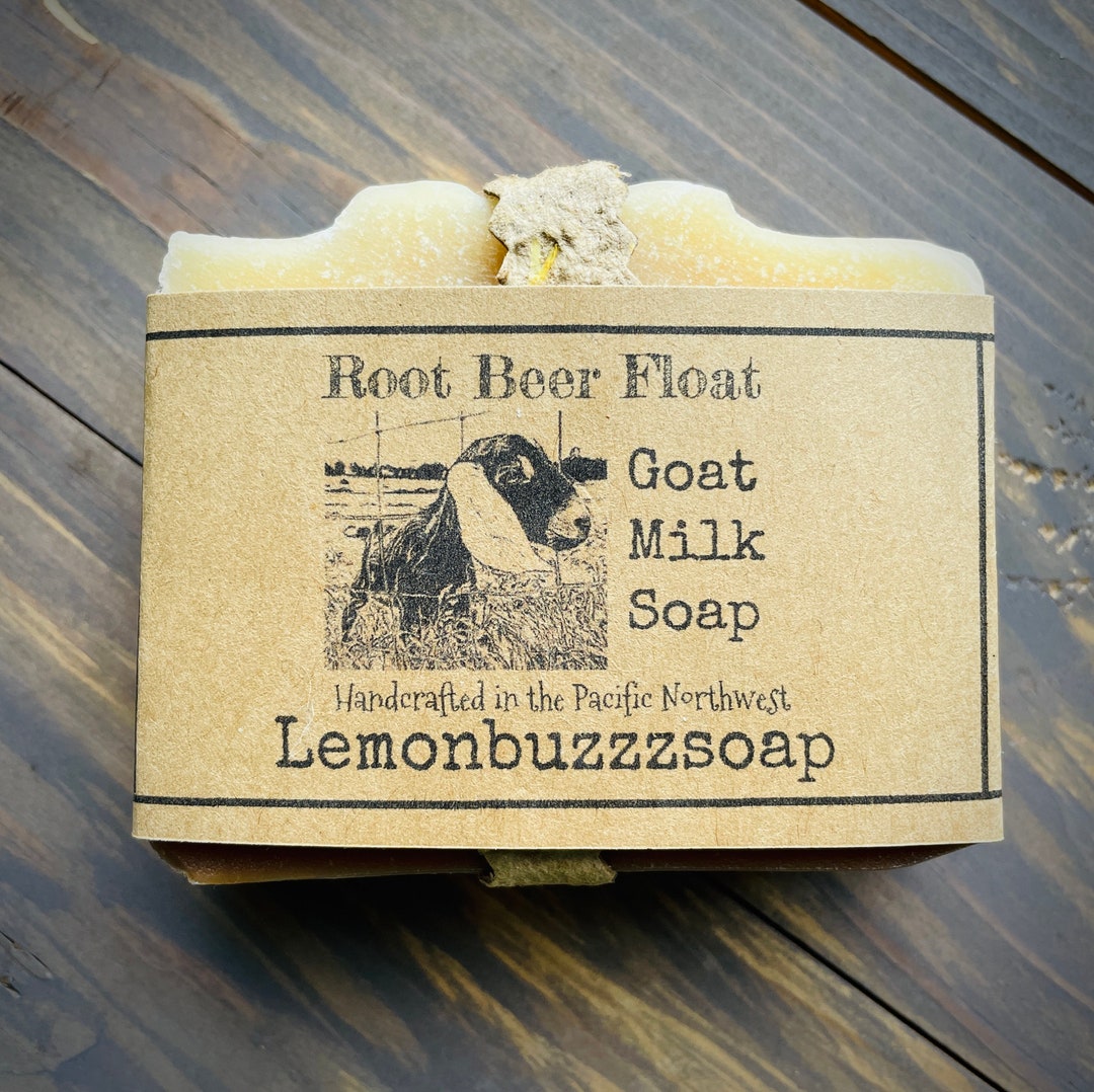 Root Beer Float Goat Milk Soap+homegrown+natural Soap+handmade Root ...