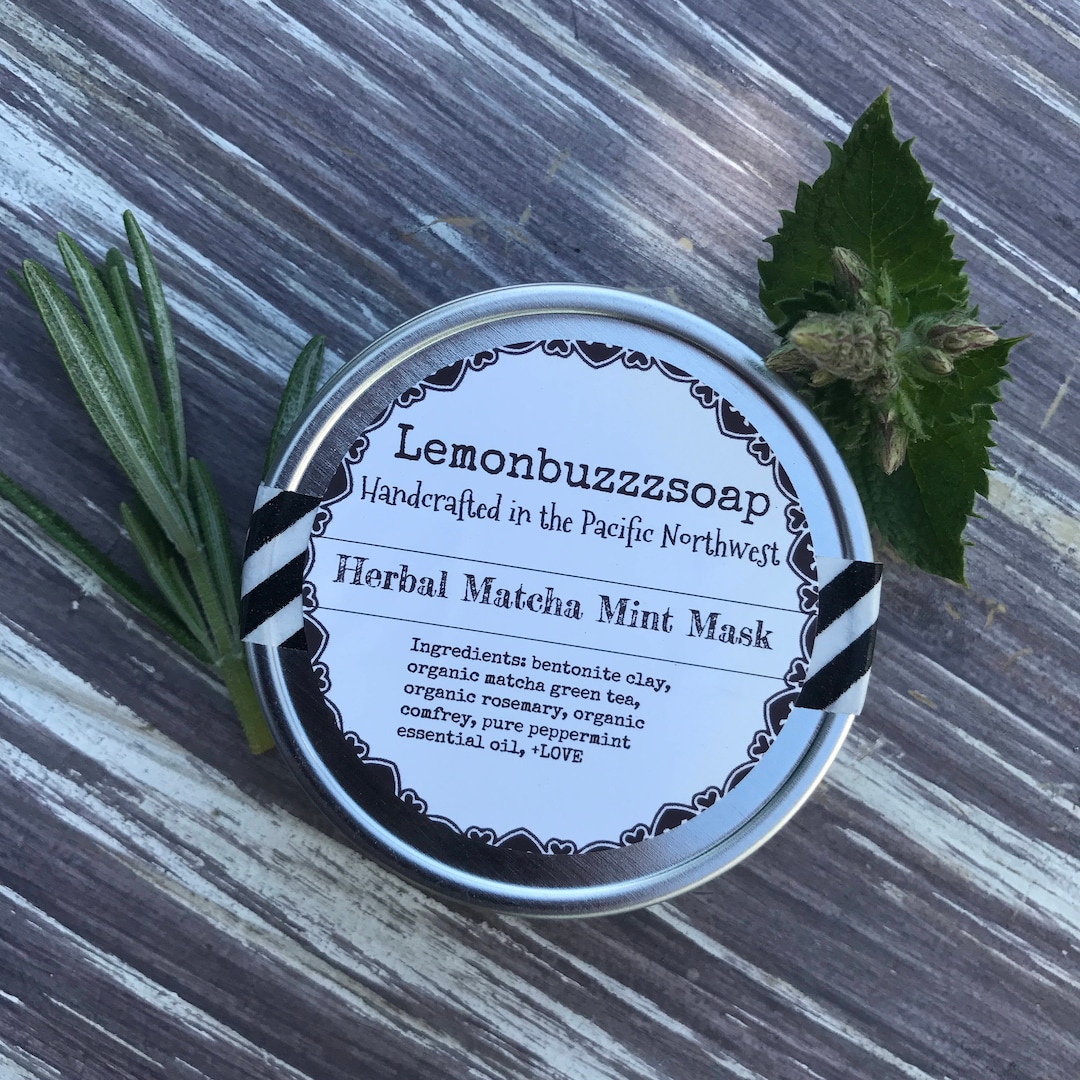 Herbal Matcha Mint Face Mask+detox Mask+clay Face Mask+anti Aging Mask ...