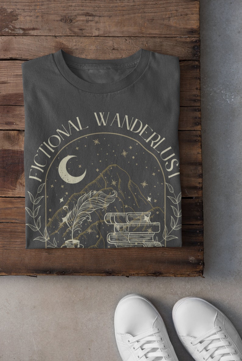 Fictional Wanderlust Shirt Poet Shirt Literary Shirt Bookish - Etsy