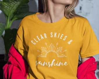 Sunshine and Summer Time Graphic Tee Bella Canvas Sunshine Women's Tee ...