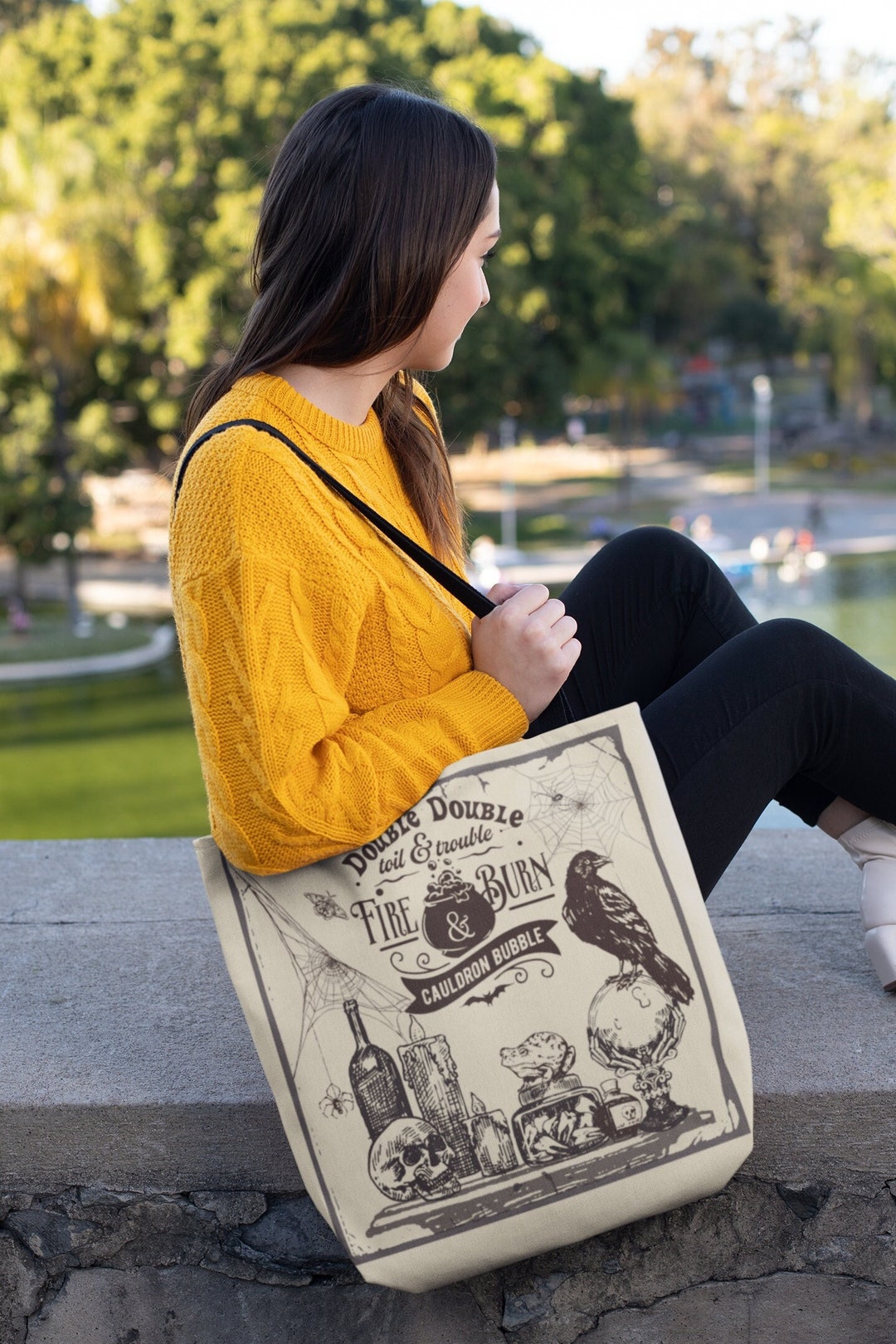 Macbeth Tote Bookish Tote Shakespeare Bag Witchy Things Spooky Season ...