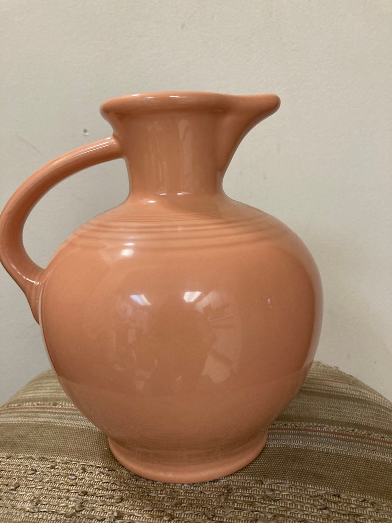 Fiesta Homer Laughlin Open Carafe Jug Pitcher Retired Apricot - Etsy
