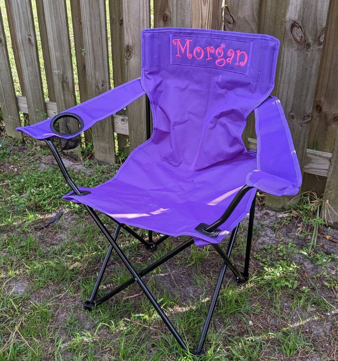 Custom Outdoor Camp Furniture - Monogrammed Adult Folding Chair ...