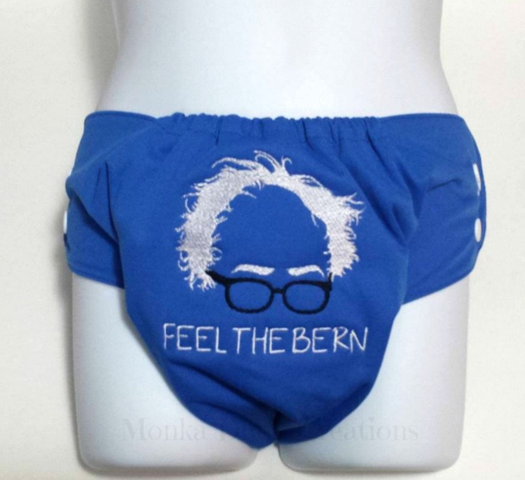Bernie Sanders Cloth Diaper - 2020 Election Nappy Pocket - Democrat ...