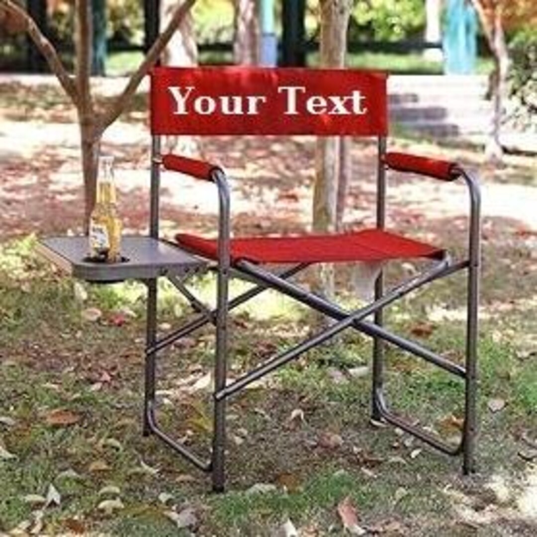 Custom Directors Chair - Personalized Folding Chair - Camp Chair With ...