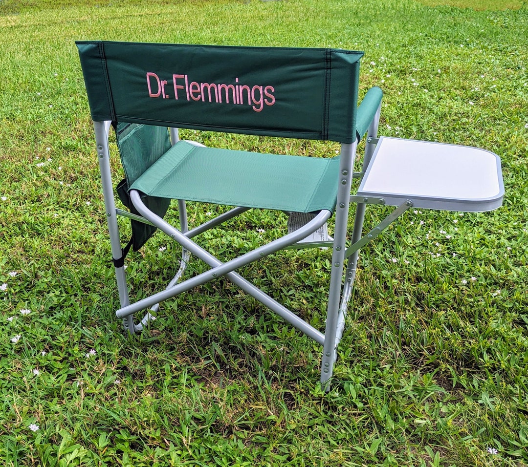 Custom Directors Chair - Personalized Folding Chair - Camp Chair With ...