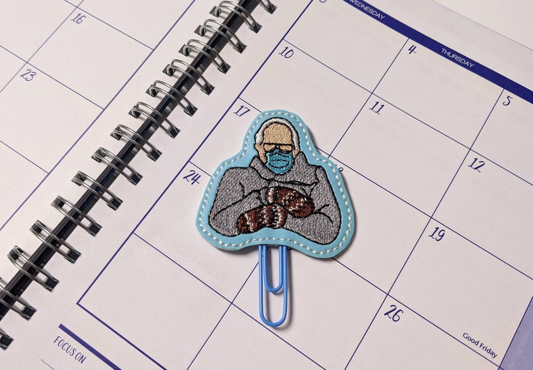 Bernie Sanders Planner Clip Bernie Mittens Bernie Face Mask Bernie ...