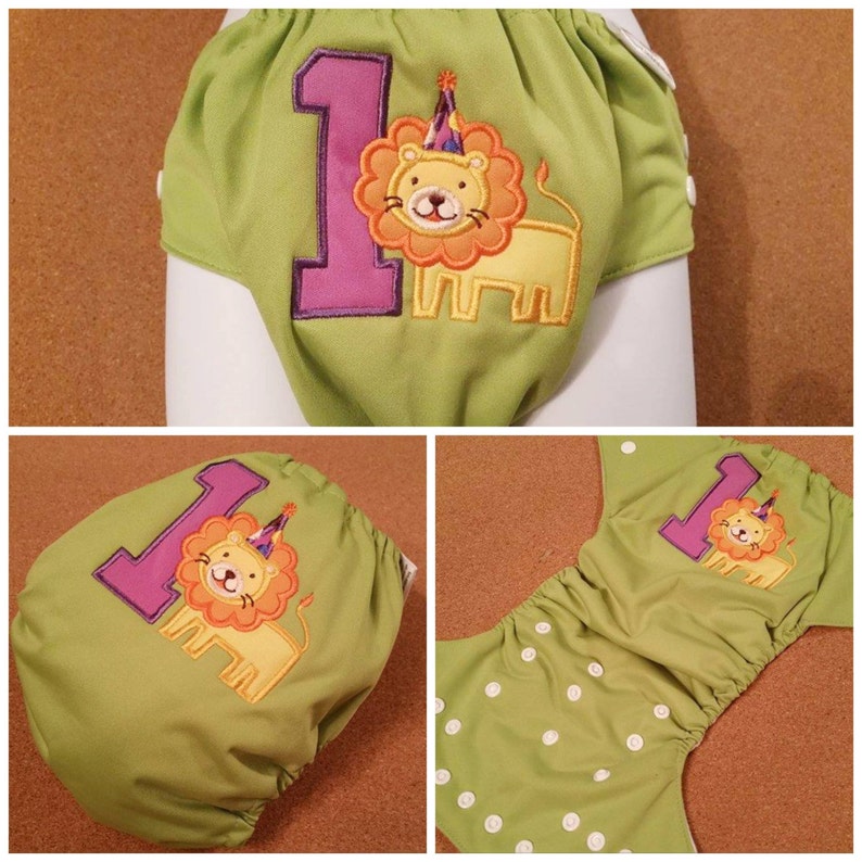 Lion Cloth Diaper Circus Cloth Diaper First Birthday - Etsy