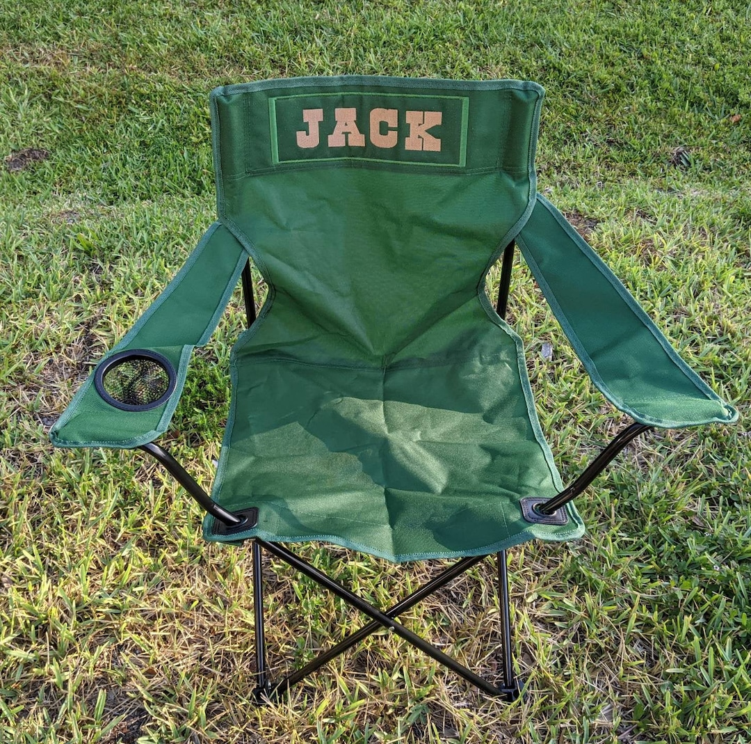 Custom Outdoor Camp Furniture - Monogrammed Adult Folding Chair ...