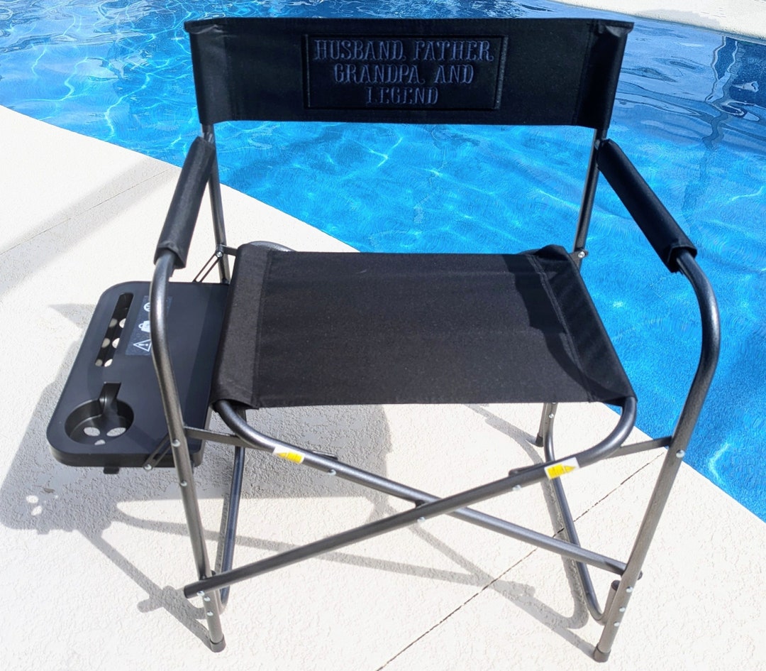 Custom Directors Chair - Personalized Folding Chair - Camp Chair With ...